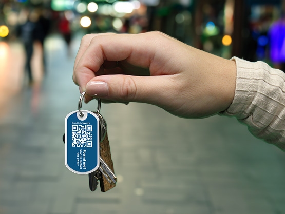 Porte-Clés QR Code - Bienmarquer